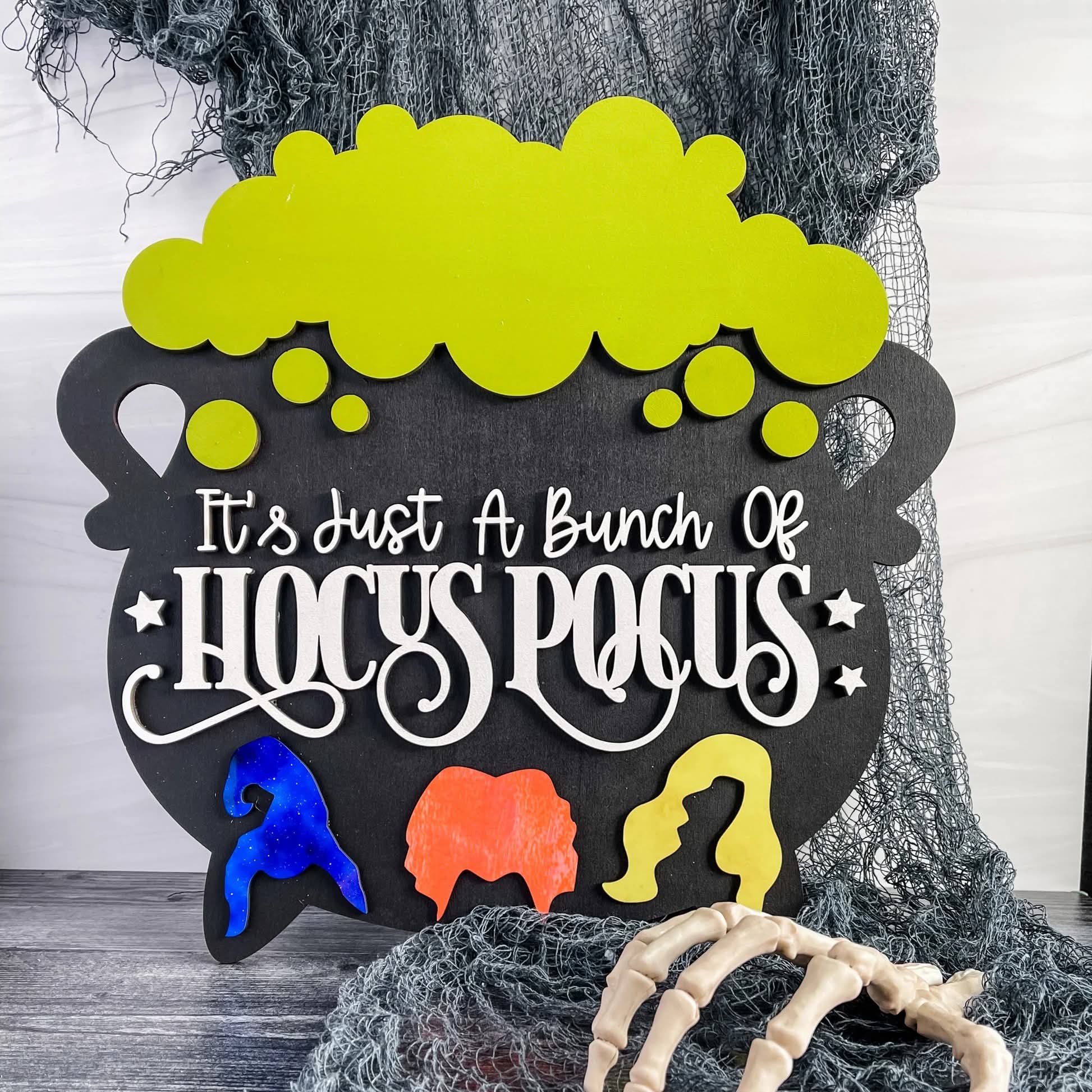Hocus pocus door sign – simply made here